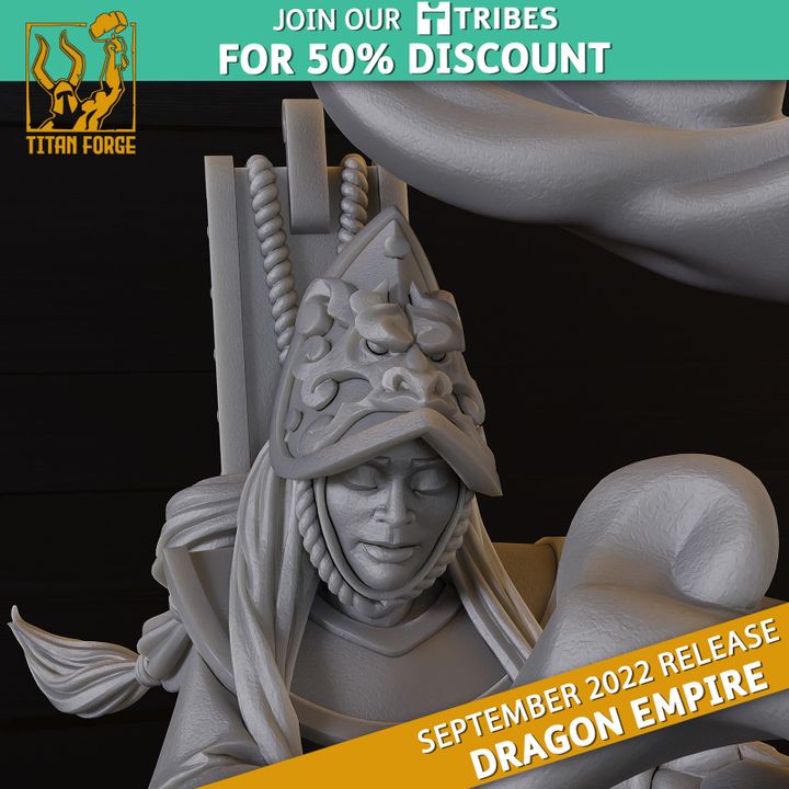 3D Printable Scholar - Dragon Empire - Titan Forge Miniatures September 2022 by Titan Forge ...